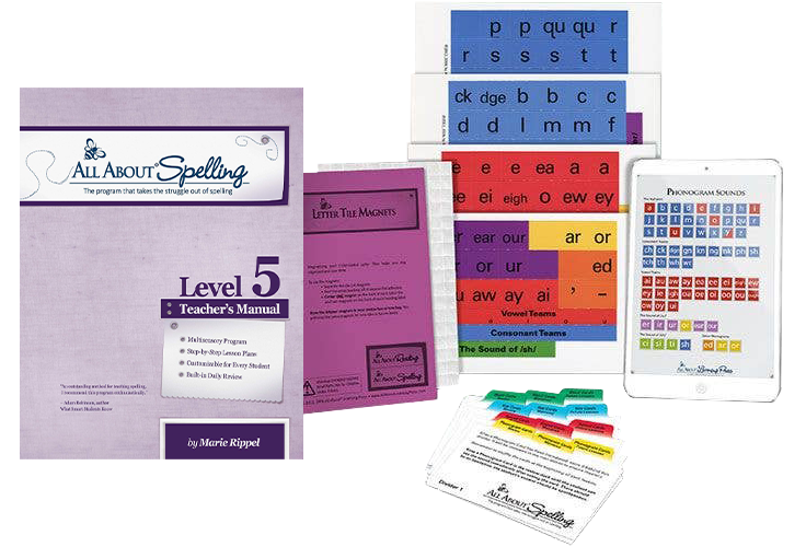 All About Spelling Level 5 - Includes the Basic Interactive Kit | Sonlight