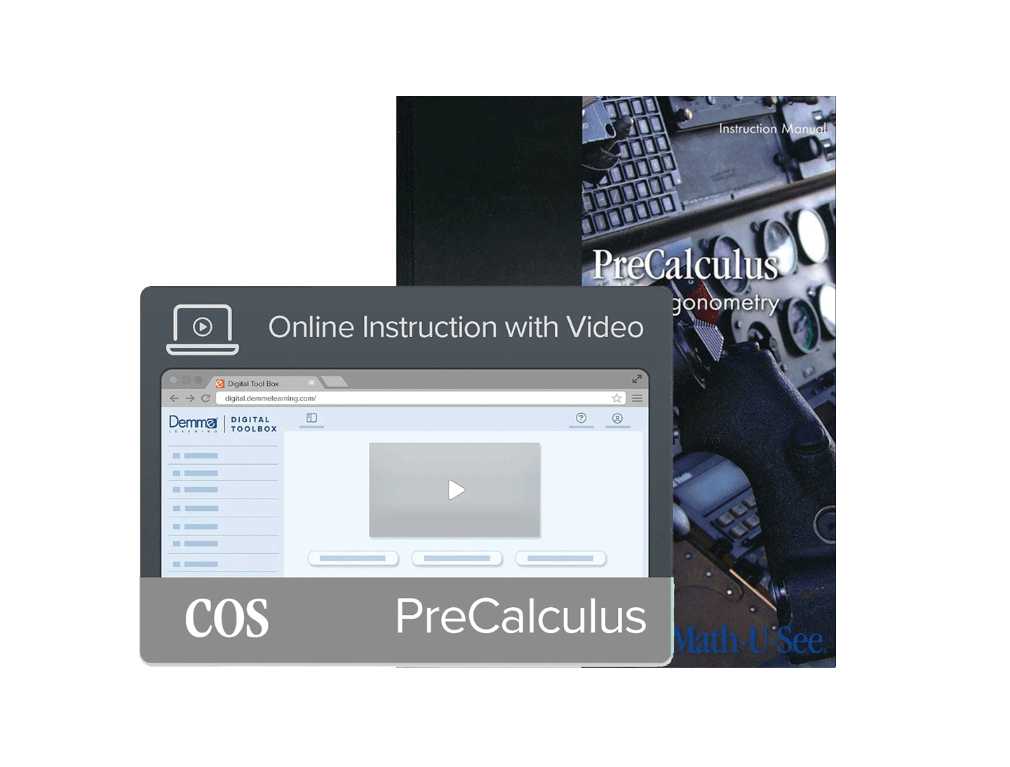 Math-U-See PreCalculus Instruction Manual + Online Instruction with Vi ...