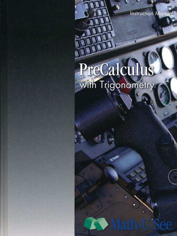 Math-U-See Pre Calculus Instruction Manual | Sonlight
