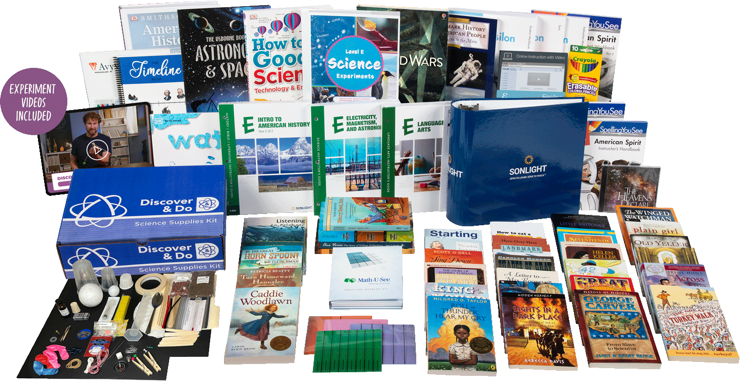 5th Grade Homeschool Curriculum | All-Subjects Package E | Sonlight