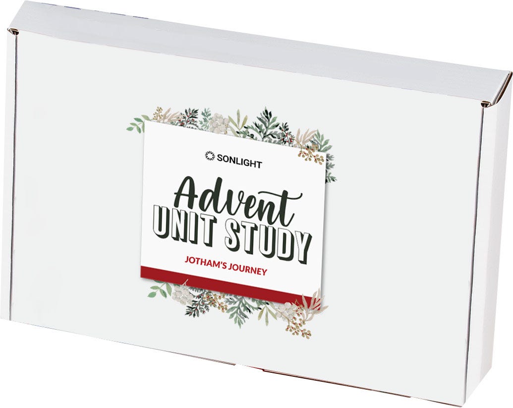 Advent Unit Study Supplies Kit Only: Jotham's Journey | Sonlight