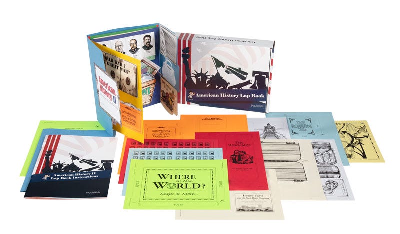 American History II lap book Paper Package | Sonlight