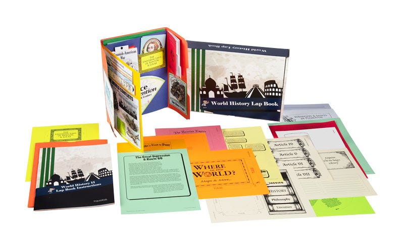 World History II Lap Book Paper Package | Sonlight
