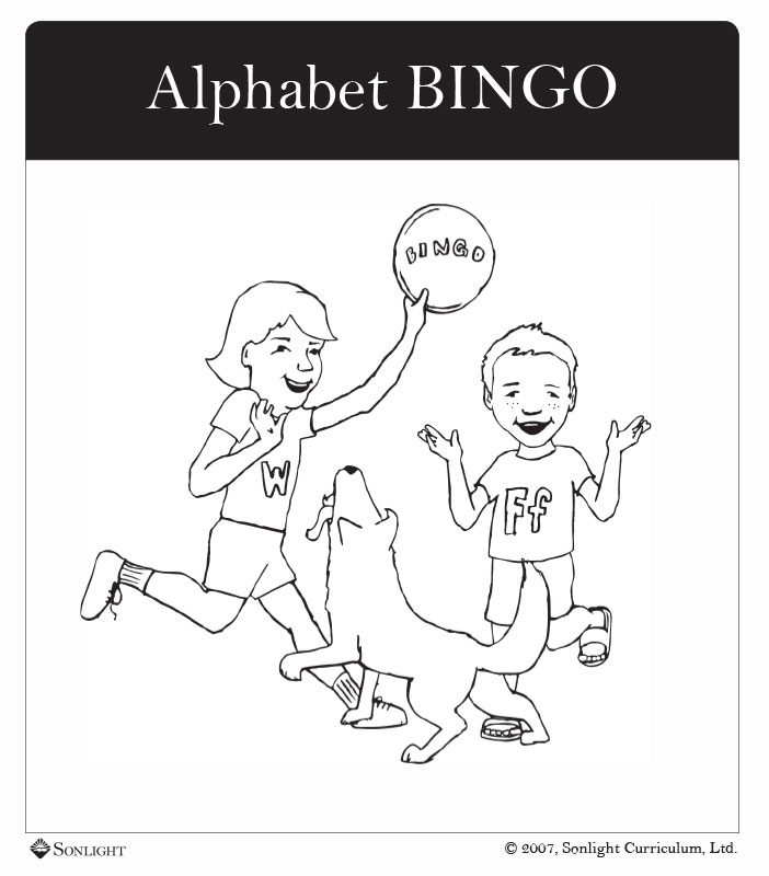 Alphabet Sounds BINGO Cards | Sonlight