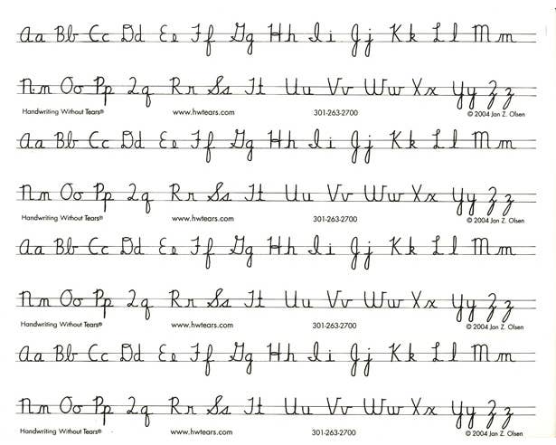 Handwriting Without Tears Cursive | Learn to Write Cursive Handwriting Without Tears Cursive | Learn to Write Cursive